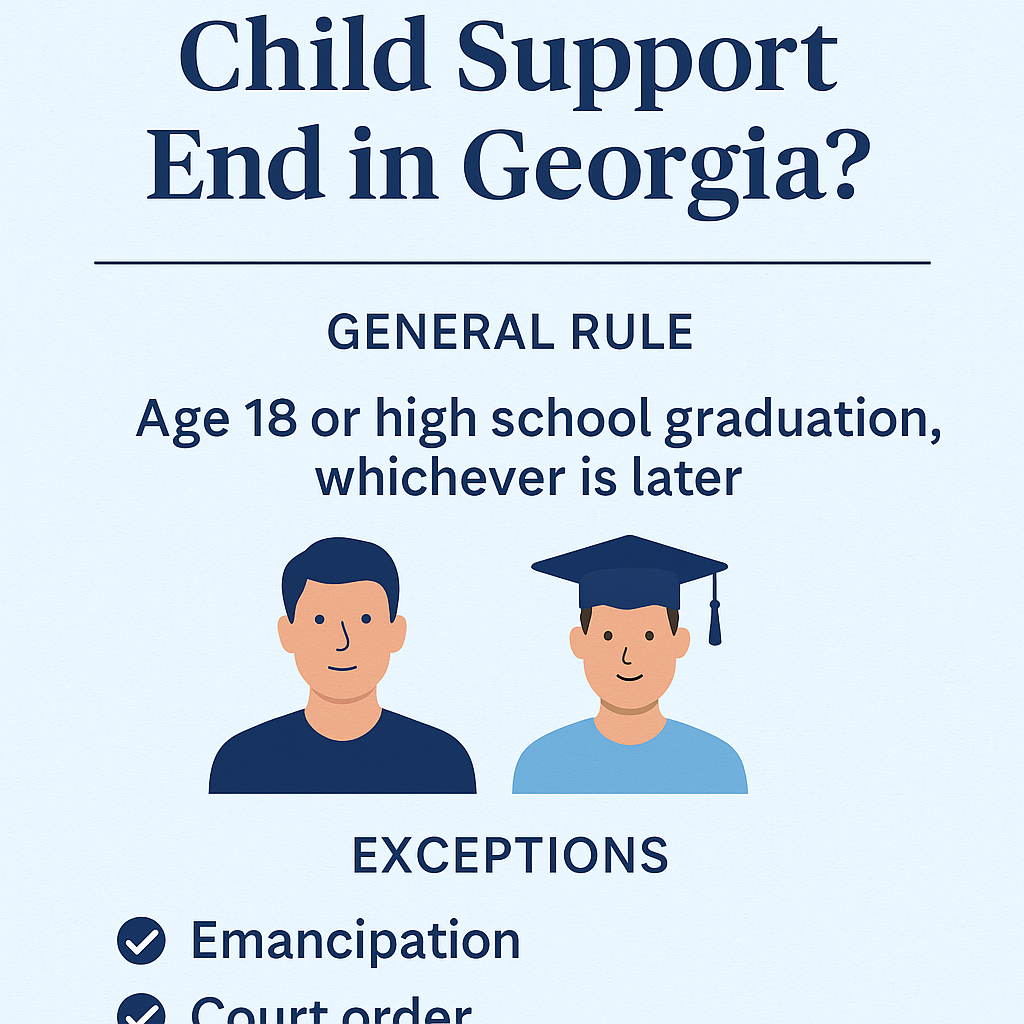 When Does Child Support End in Georgia? | Catherine Verdery Ryan ...