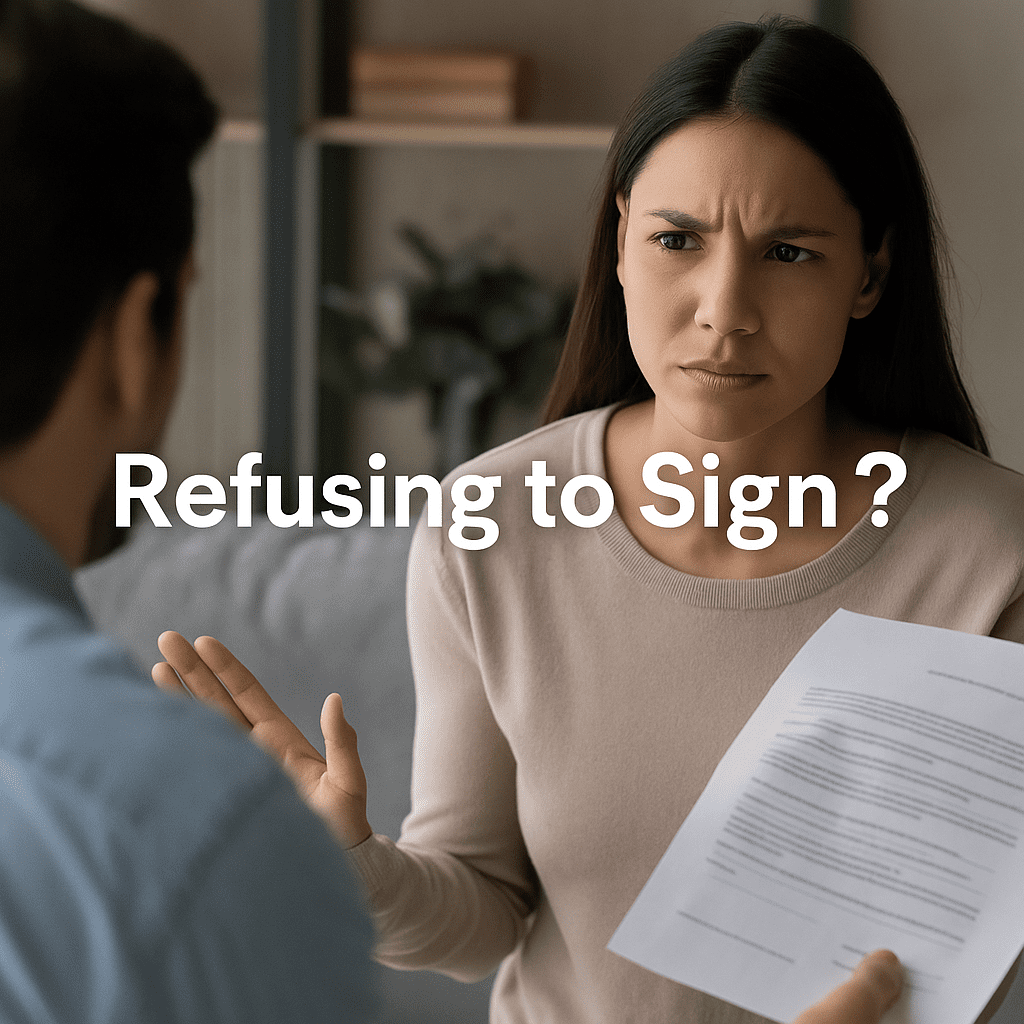 Refusing to Sign? Here’s What Happens When Your Spouse Tries to Stall ...